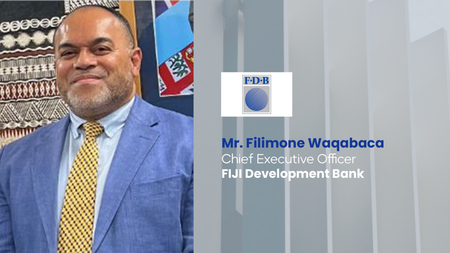 The Board of Directors of the Fiji Development Bank (FDB) is pleased to ...