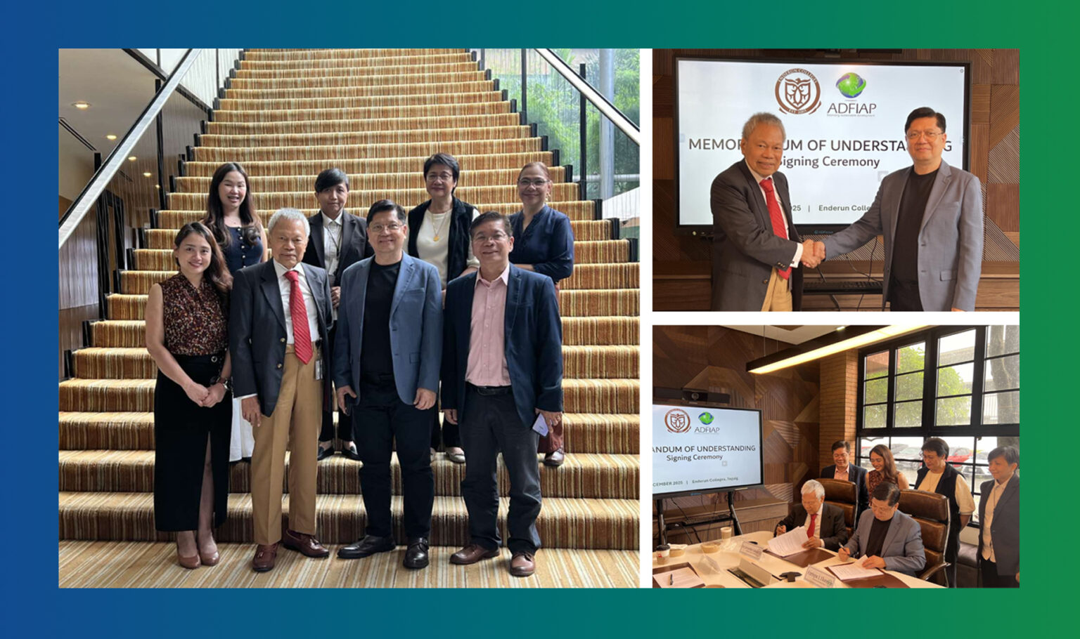 ADFIAP and Enderun Colleges Forge Strategic Partnership to Advance ...